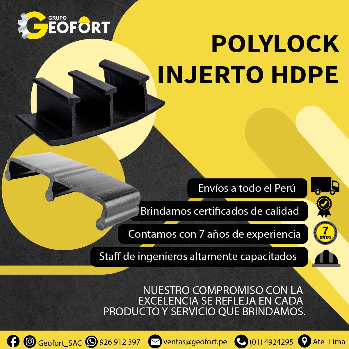 POLYLOCK INJERTO HDPE Proveedor Perú | Precio de Venta