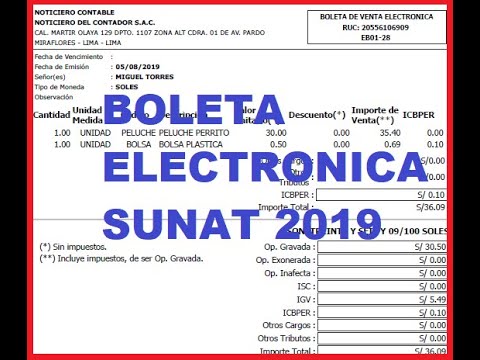 Descubre Cómo Generar una Boleta Electrónica en Perú