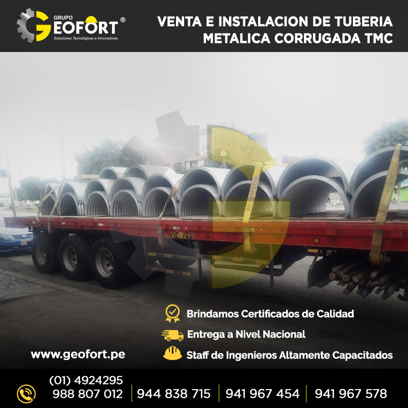 TUBERIA METALICA CORRUGADA TMC , GEOFORT SAC Proveedor Perú | Precio de ...
